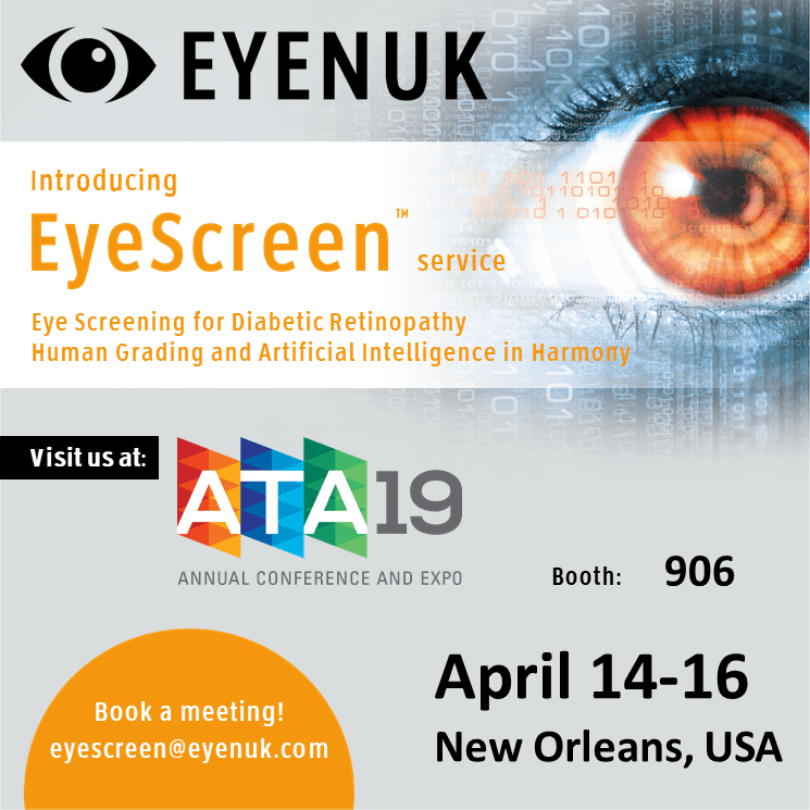 EyeScreen™ Human+AI Diagnostic Service to be launched at ATA 2019 ...